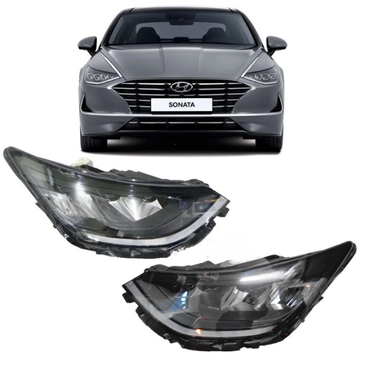HEAD LAMP ASSY 92101L1100 92102L1100 LH+RH 2P For Hyundai Sonata 2019+