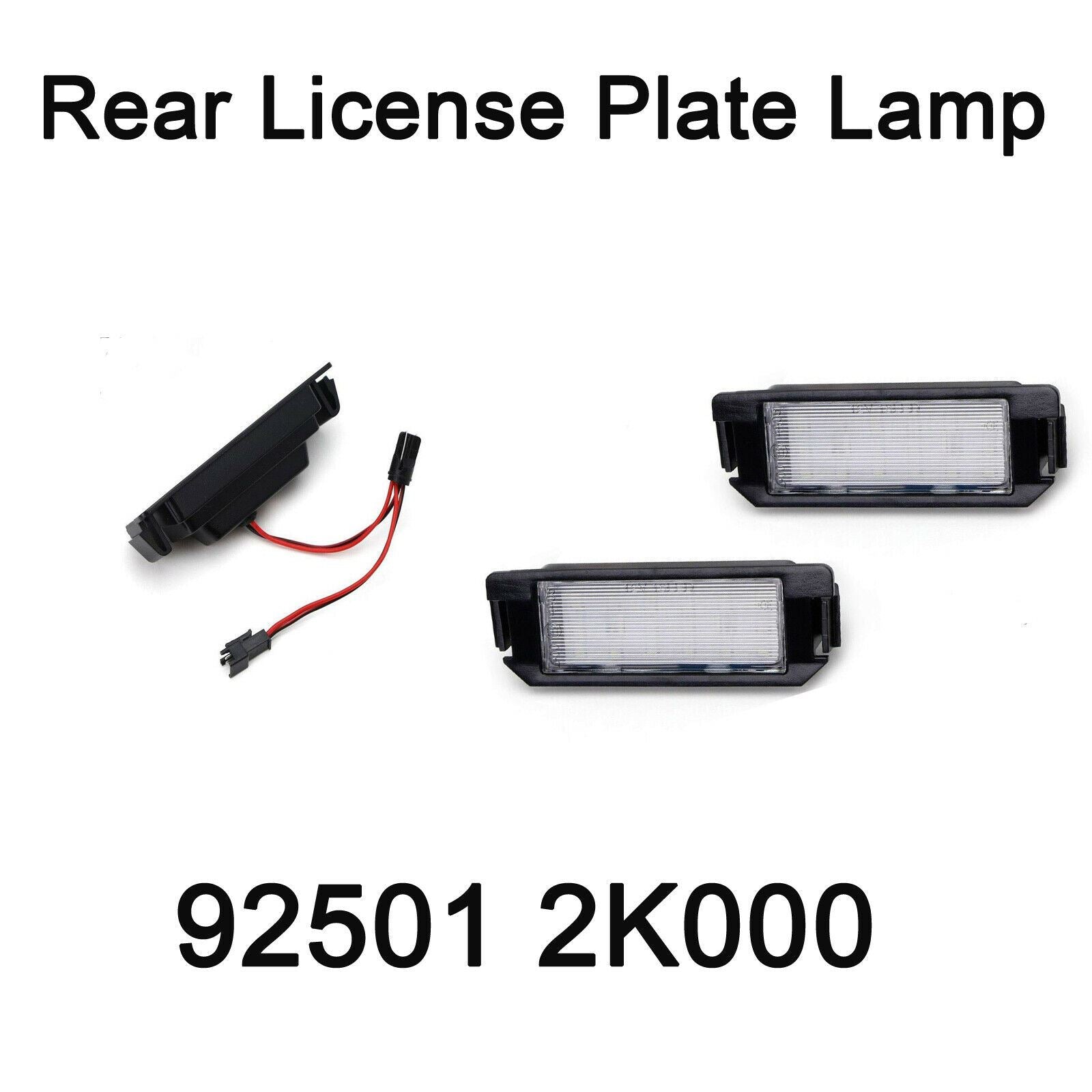 New Genuine Rear License Plate Light Lamp OEM 92501 2K000 For Kia Soul