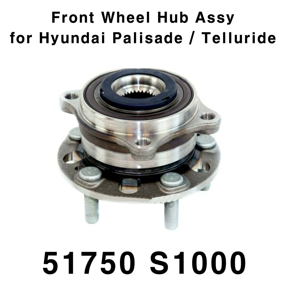 Genuine Hub Assy Front Wheel 51750S1000 for Hyundai Palisade / Kia Tel