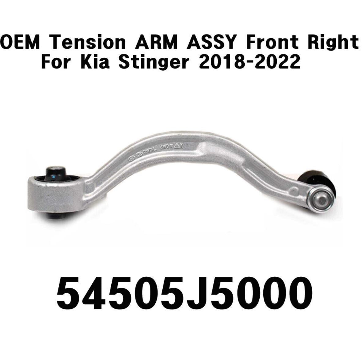 OEM Genuine 54505J5000 TENSION ARM ASSY Front Right for Genesis G70 20