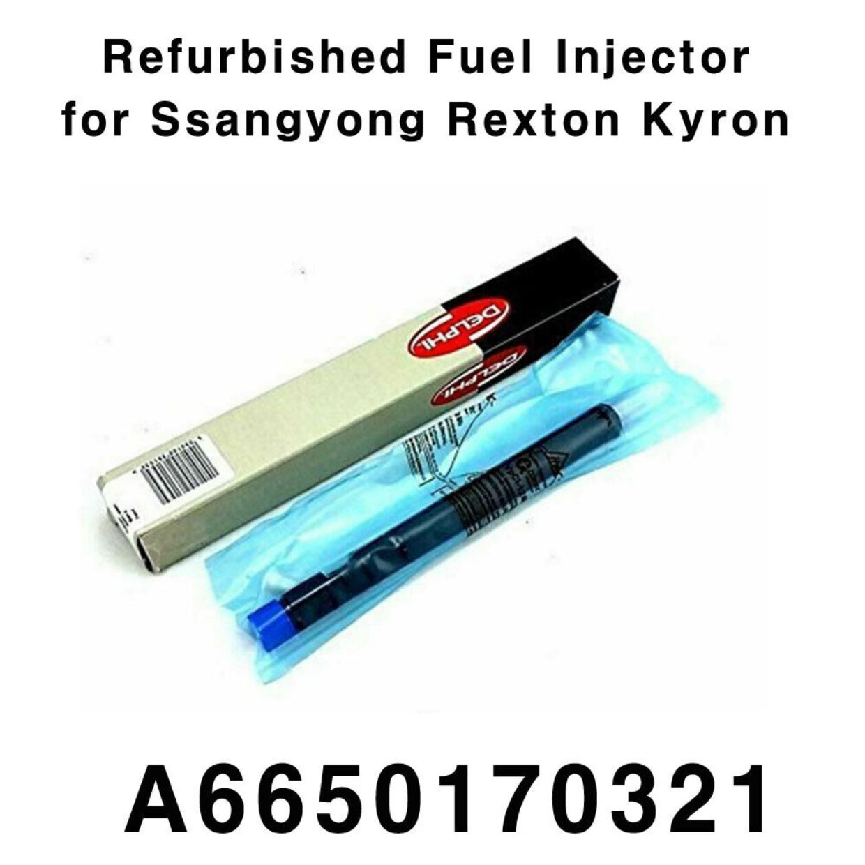 Refurbished Fuel Injector A6650170321 of Ssangyong Rexton Kyron Starvi